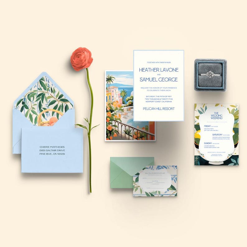 INSTANT: Customizable *MEGA* Italian Wedding Invitation Bundle | Bridal ...