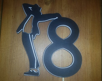 Michael Jackson Cake Topper, Michael Jackson Party Decoration - Etsy
