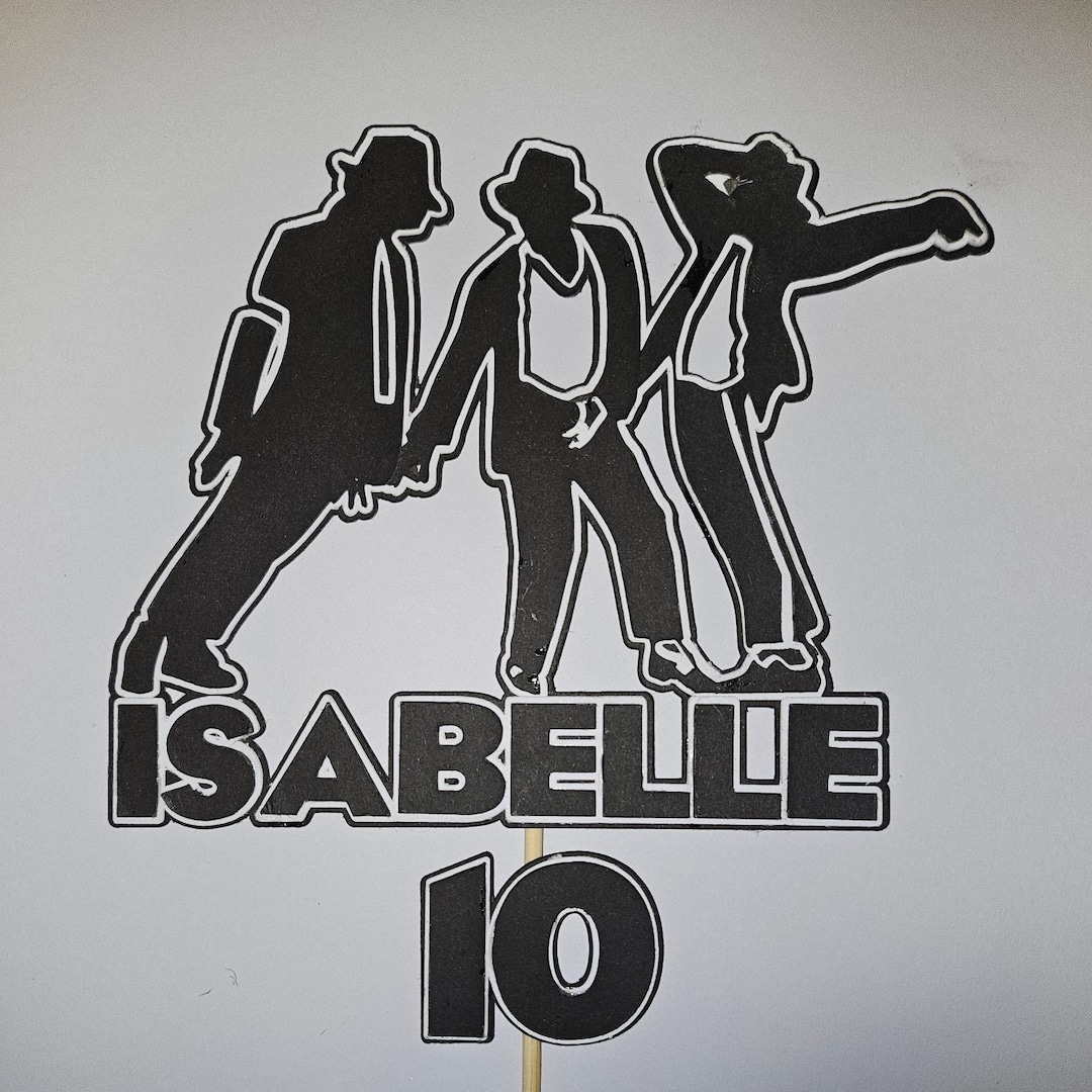 Inspired Michael Jackson Cake Topper - Etsy
