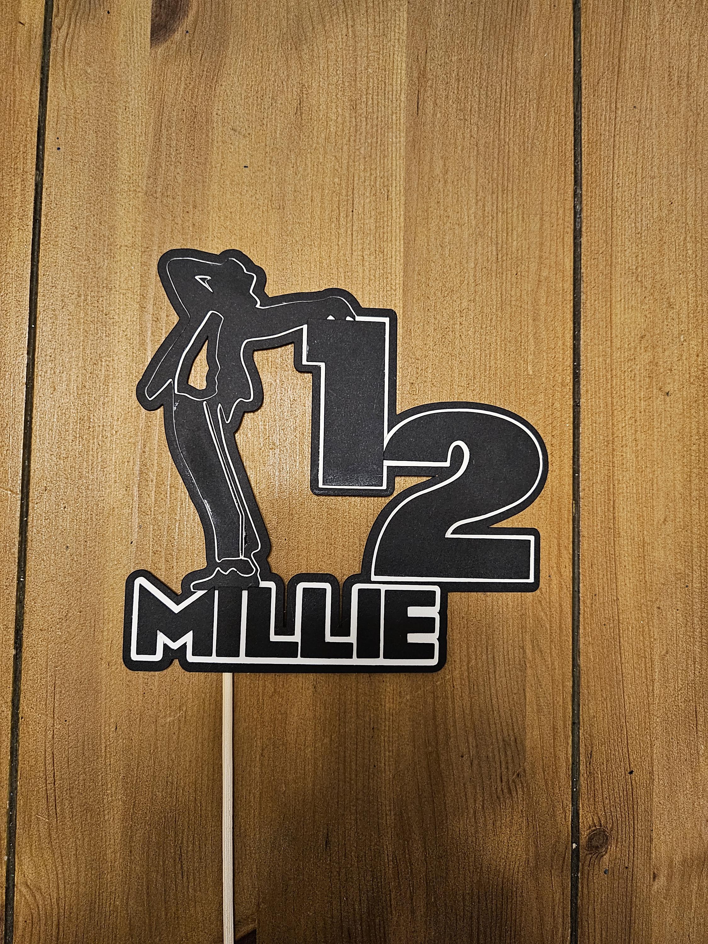 Michael Jackson Cake Topper - Etsy