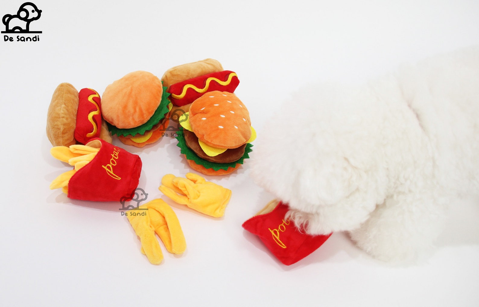Pet-friendly Fast Food Plush Toy Bundle - Etsy