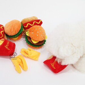 Pet-friendly Fast Food Plush Toy Bundle - Etsy