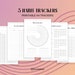 Habit Trackers Bundle Habit Tracker Circle Habit Tracker Instant Download Habit Tracker ...