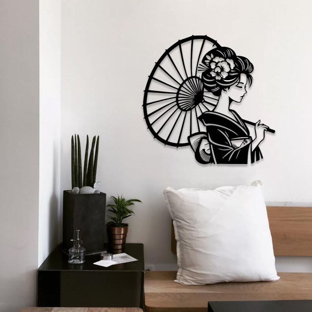 Japanese-themed Female Figure for Decorating Teenagers' Rooms, Living ...