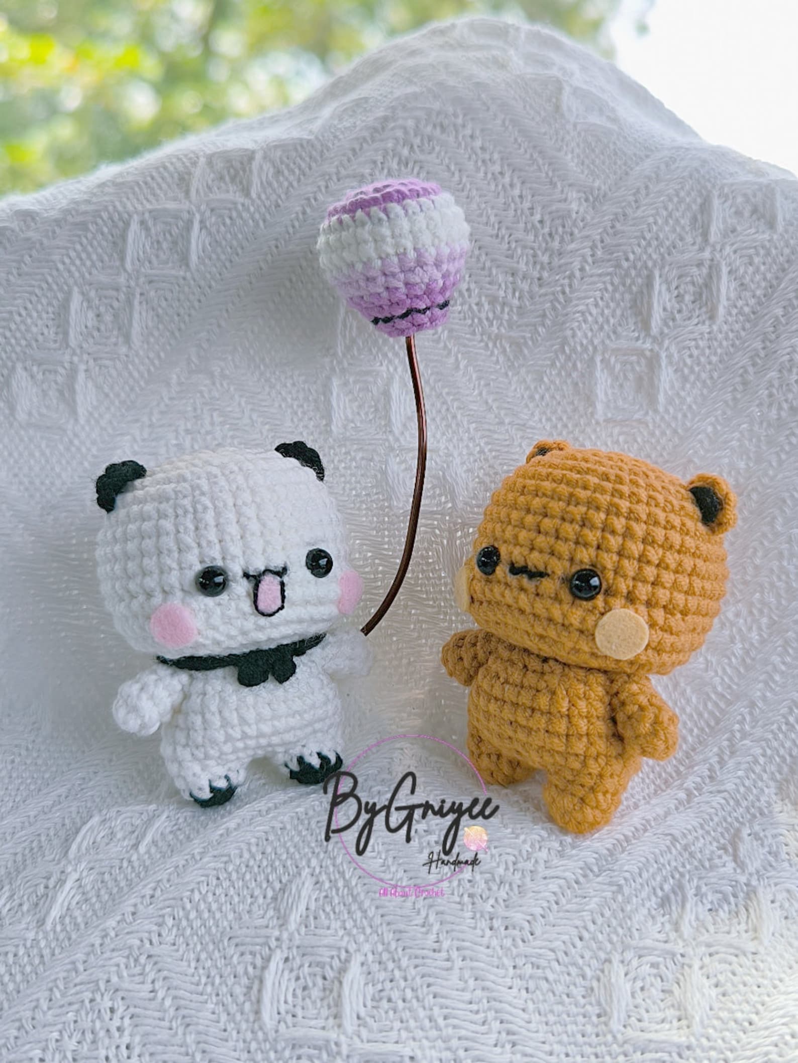 Crochet Pattern: Yi Er Panda & Bubu Bear [PDF File Download] - Etsy