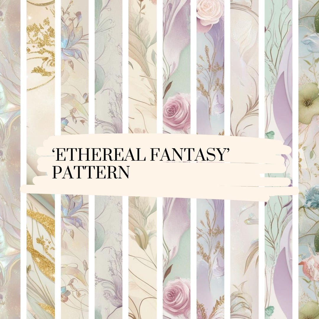 Ethereal Pattern Designs Bundle | Instant Digital Download | 10 Dreamy ...