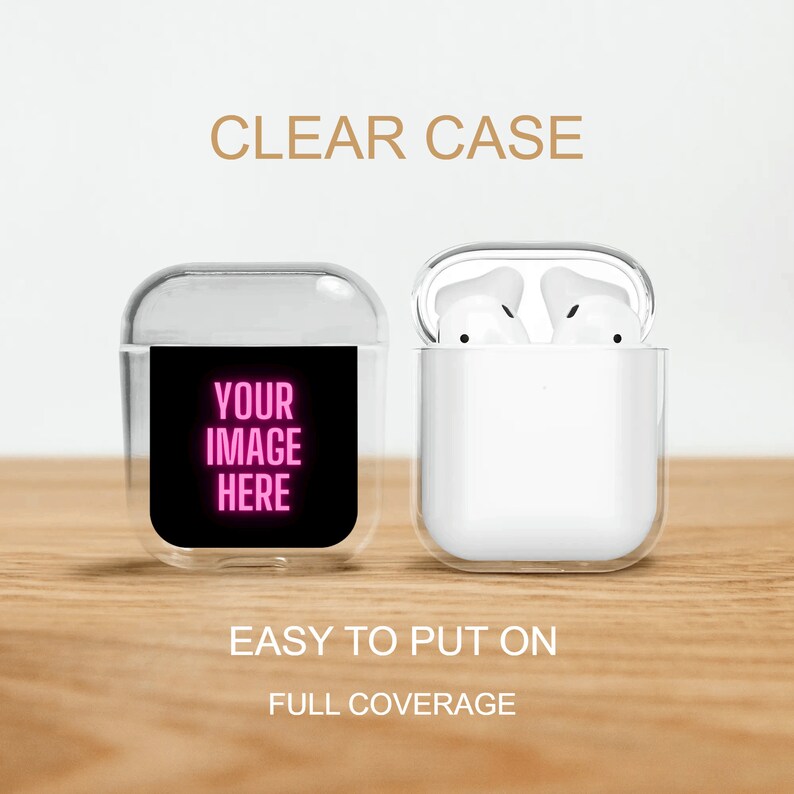 Custom Image Design Headphone Case Personalized Gift Protective Cover ...