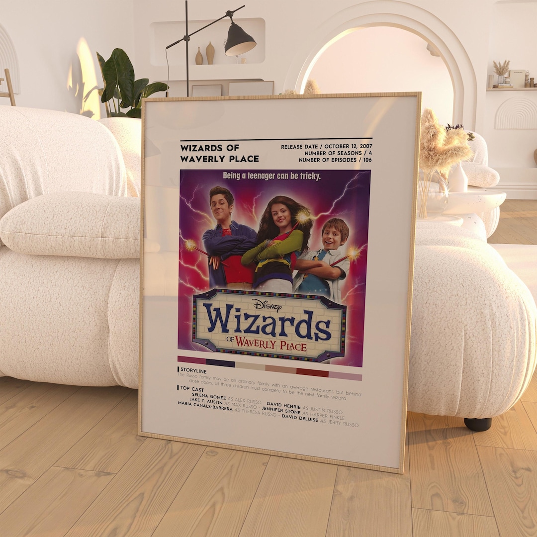 Wizards of Waverly Place Tv Poster / 3 Colors 1 Price / Tv Show Poster ...