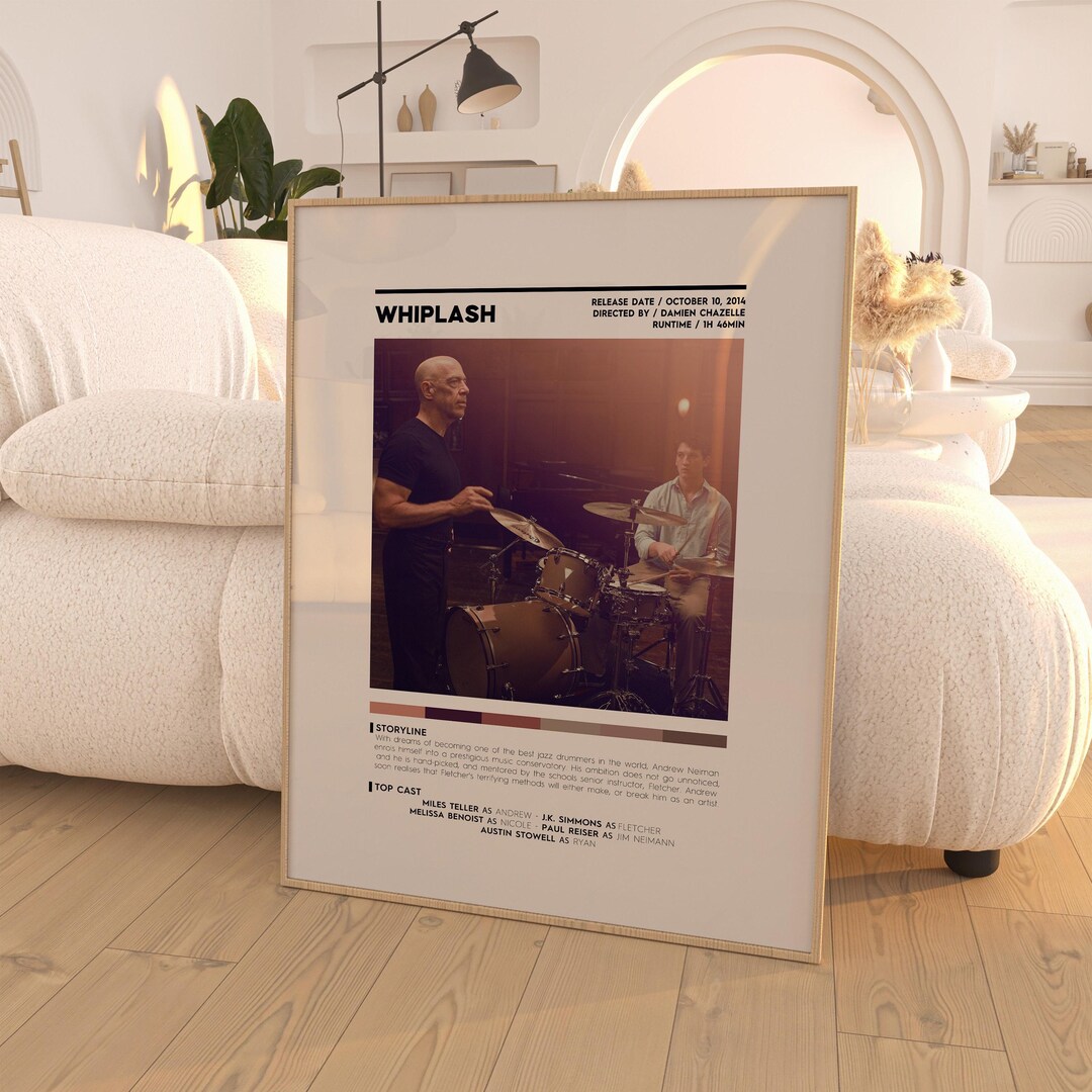 Whiplash Movie Poster / 3 Colors 1 Price / Movie Posters / Poster Print ...