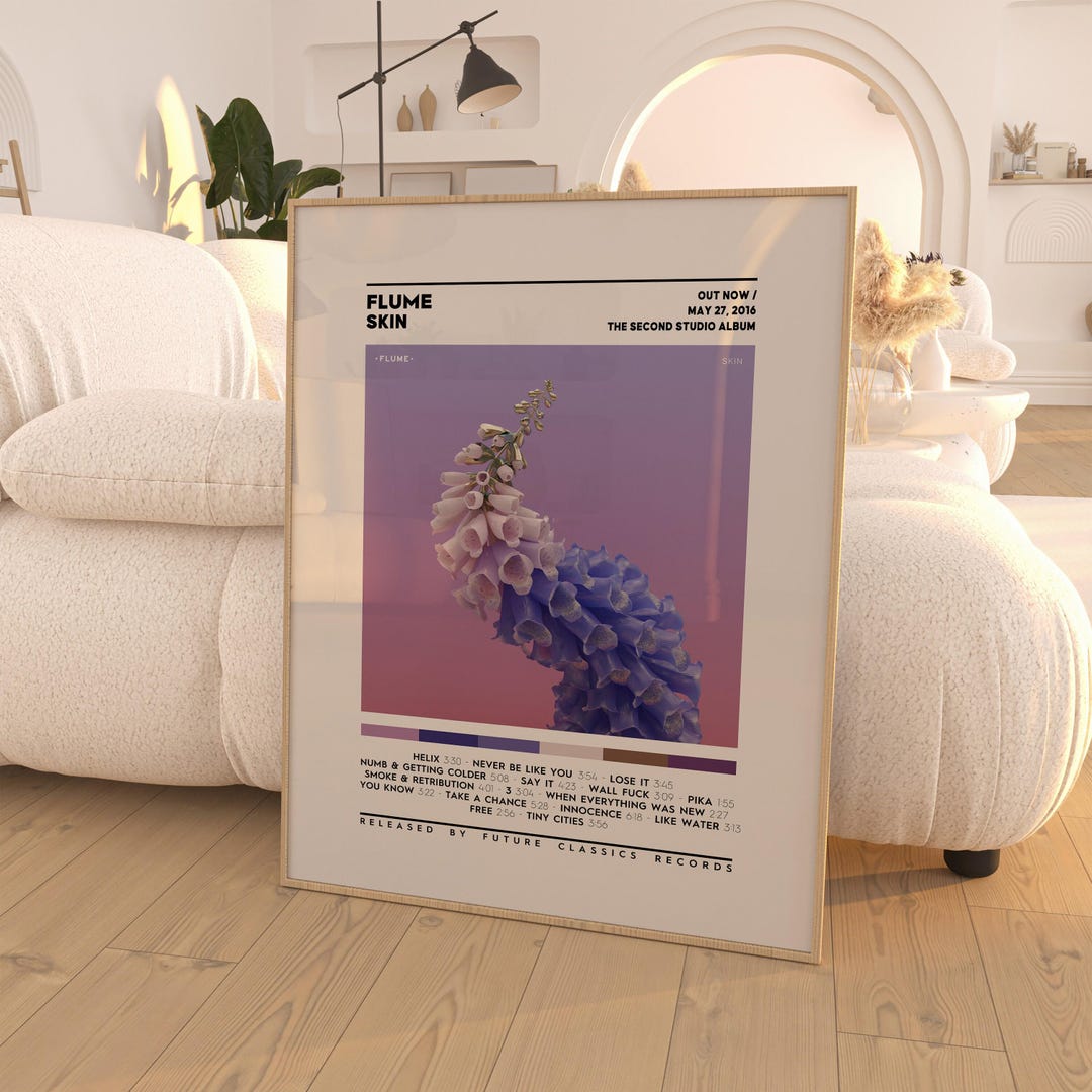 Flume Skin Album Poster / Album Cover Poster / Room Decor / Music Decor ...