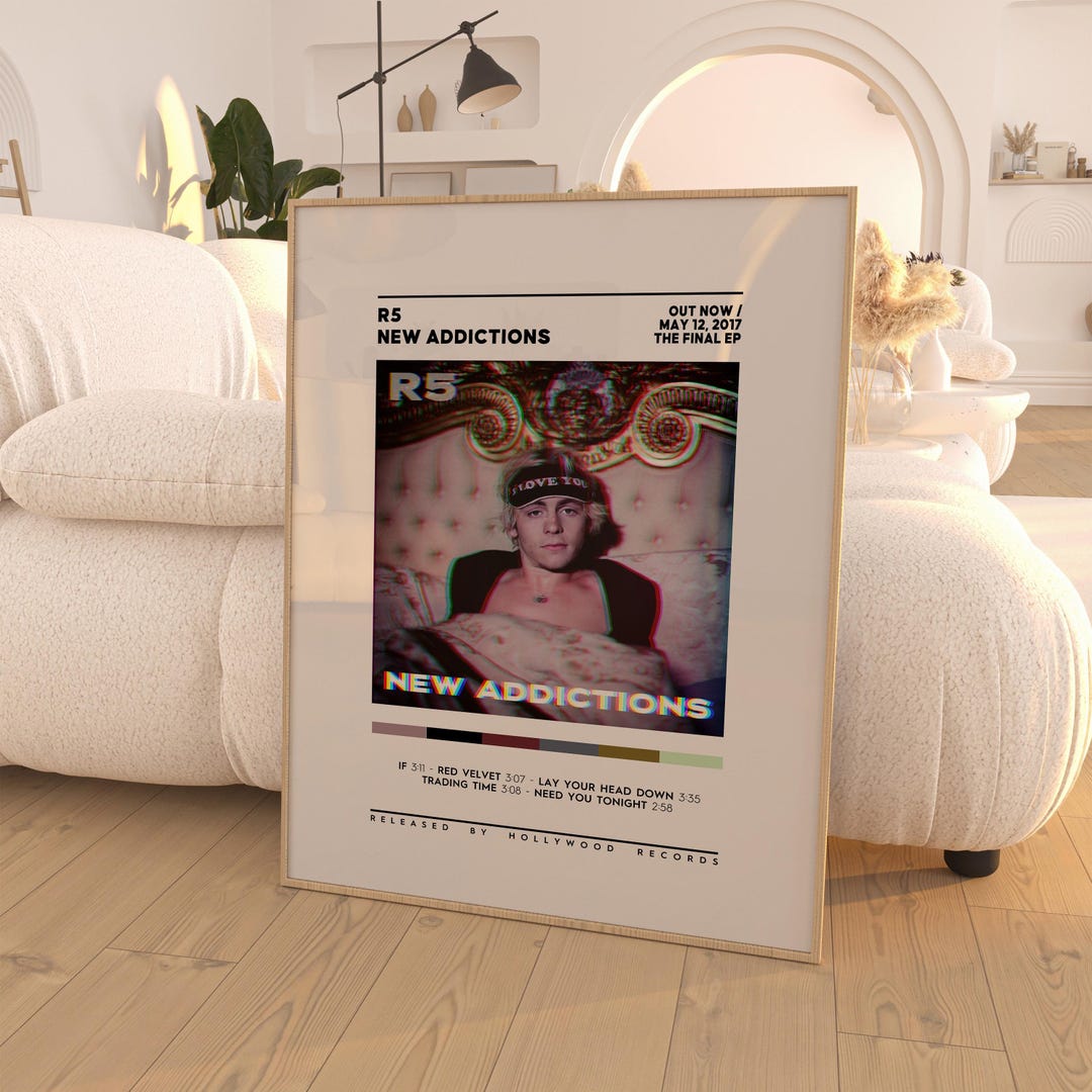 R5 New Addictions Album Poster / Album Cover Poster / Room Decor ...