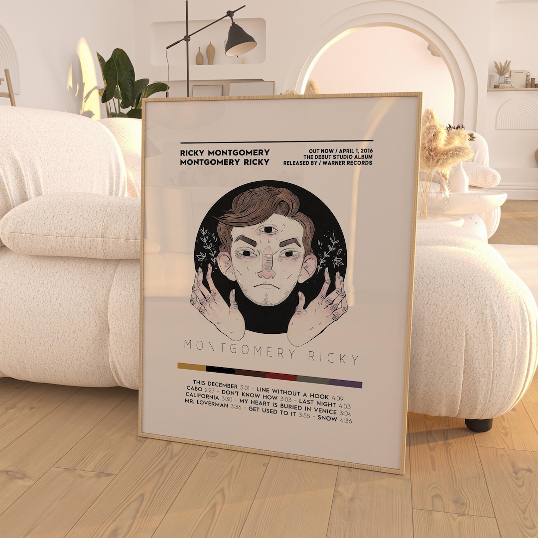Ricky Montgomery Montgomery Ricky Cover Poster / Album Poster / Wall ...