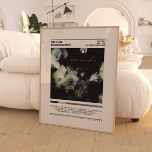 The Cure Disintegration Album Poster / Album Cover Poster / Room Decor ...