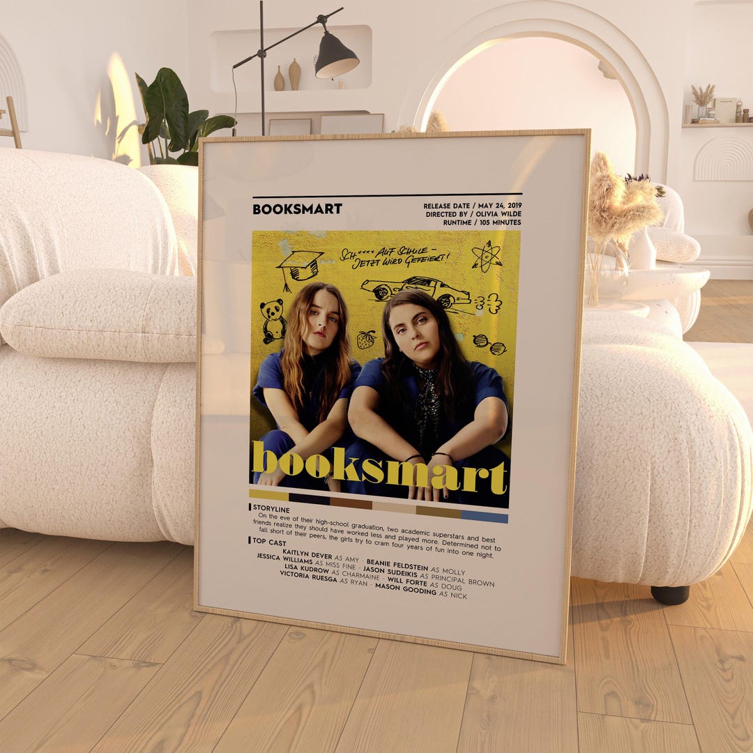 Booksmart Movie Poster / 3 Colors 1 Price / Poster Print / Wall Art / Custom Poster / Home Decor ...