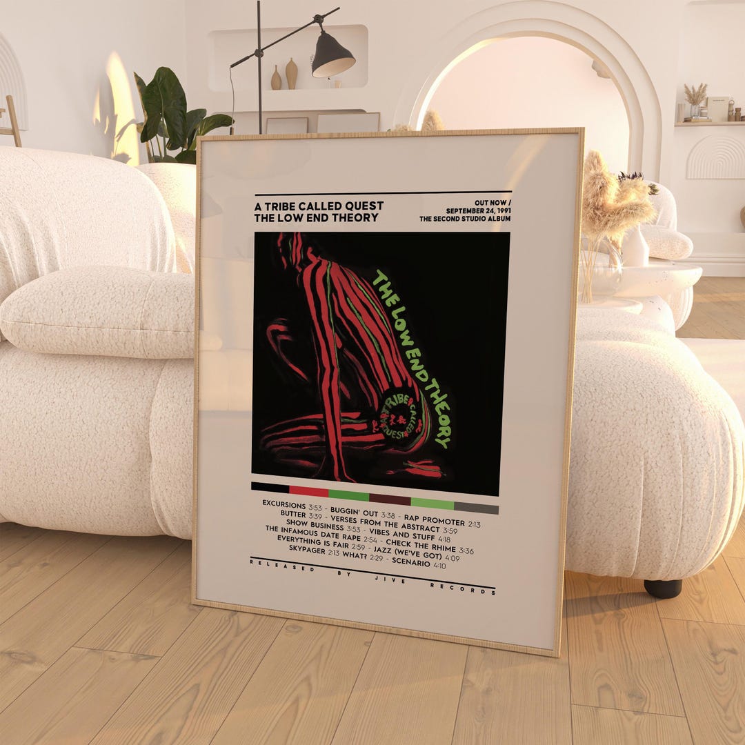 A Tribe Called Quest the Low End Theory Album Poster / Album Tracklist ...