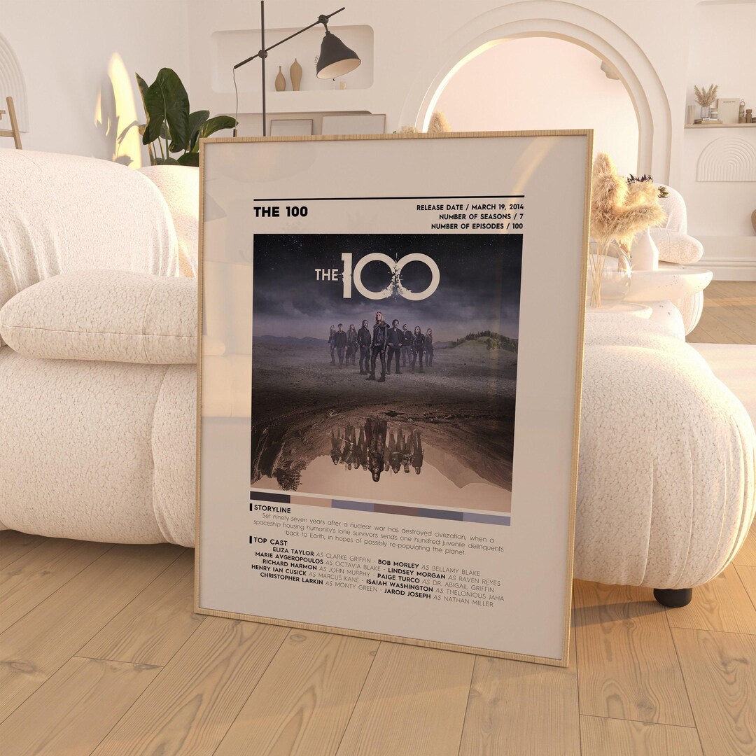The 100 Tv Show Poster / Tv Show Poster / Poster Print / Custom Poster ...