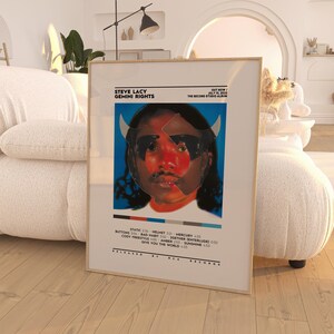 Steve Lacy Gemini Rights Album Poster / Album Cover Poster / Music ...