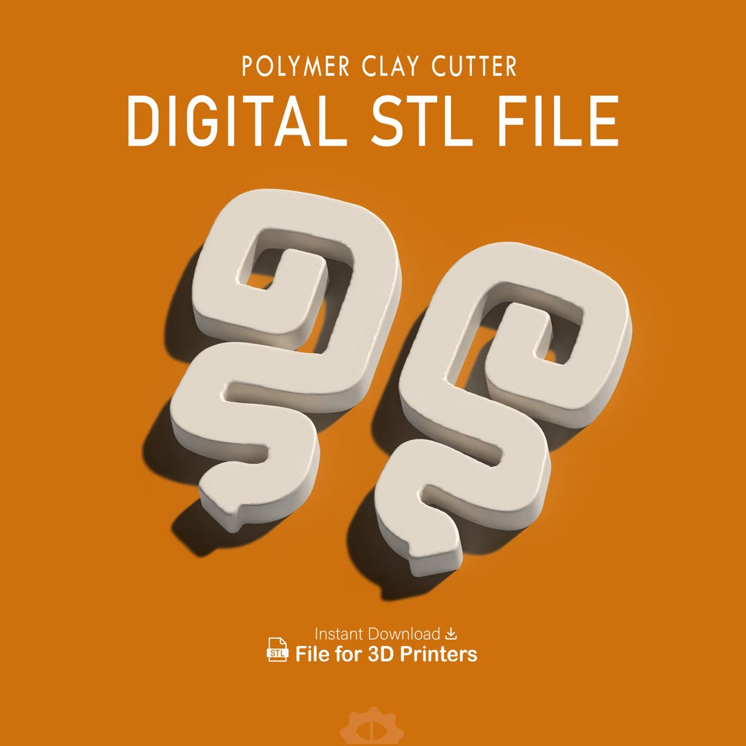 Digital STL File Polymer Clay Cutter File Clay Cutter File Clay Cutter ...