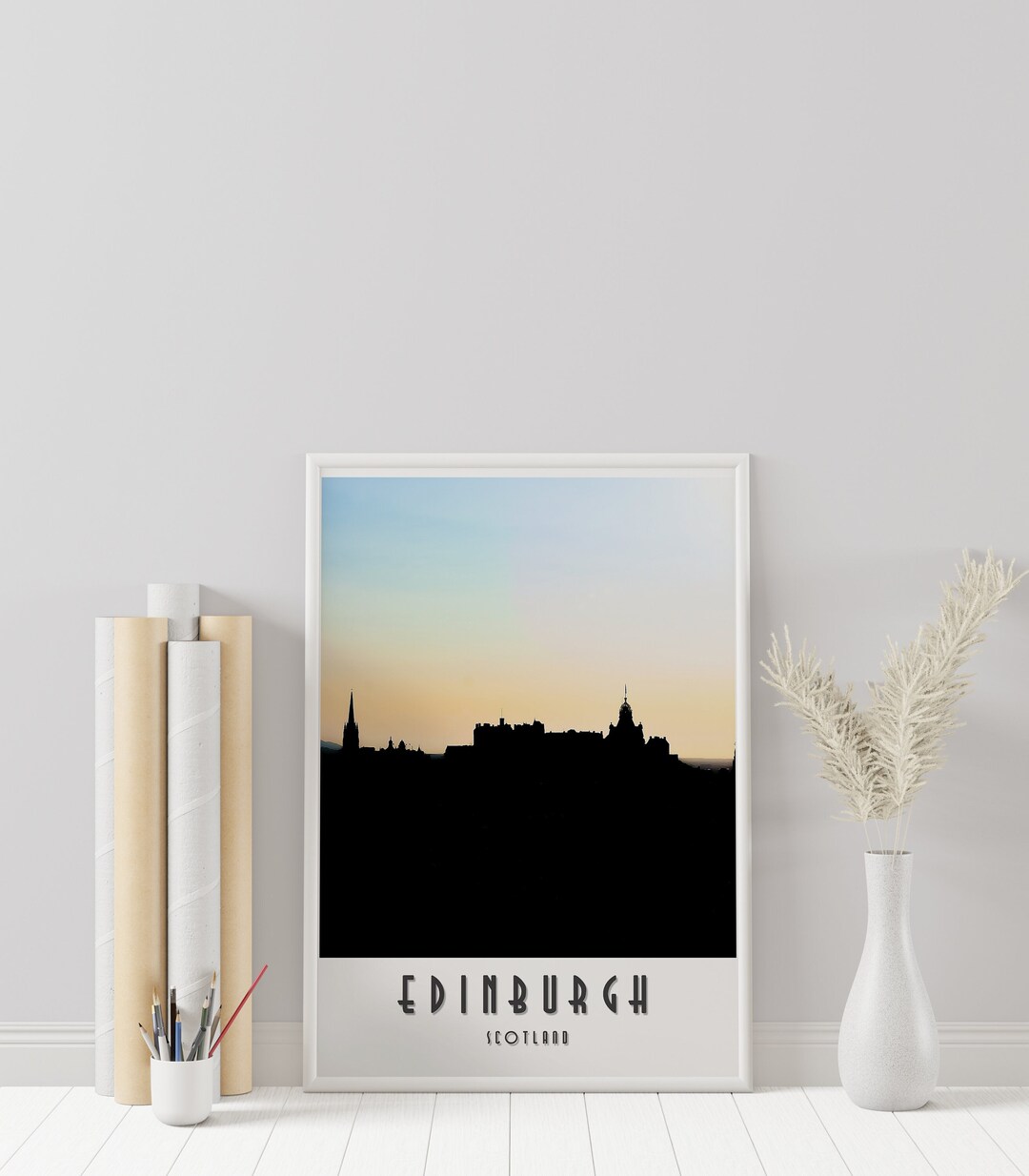 Edinburgh Travel Poster. - Etsy