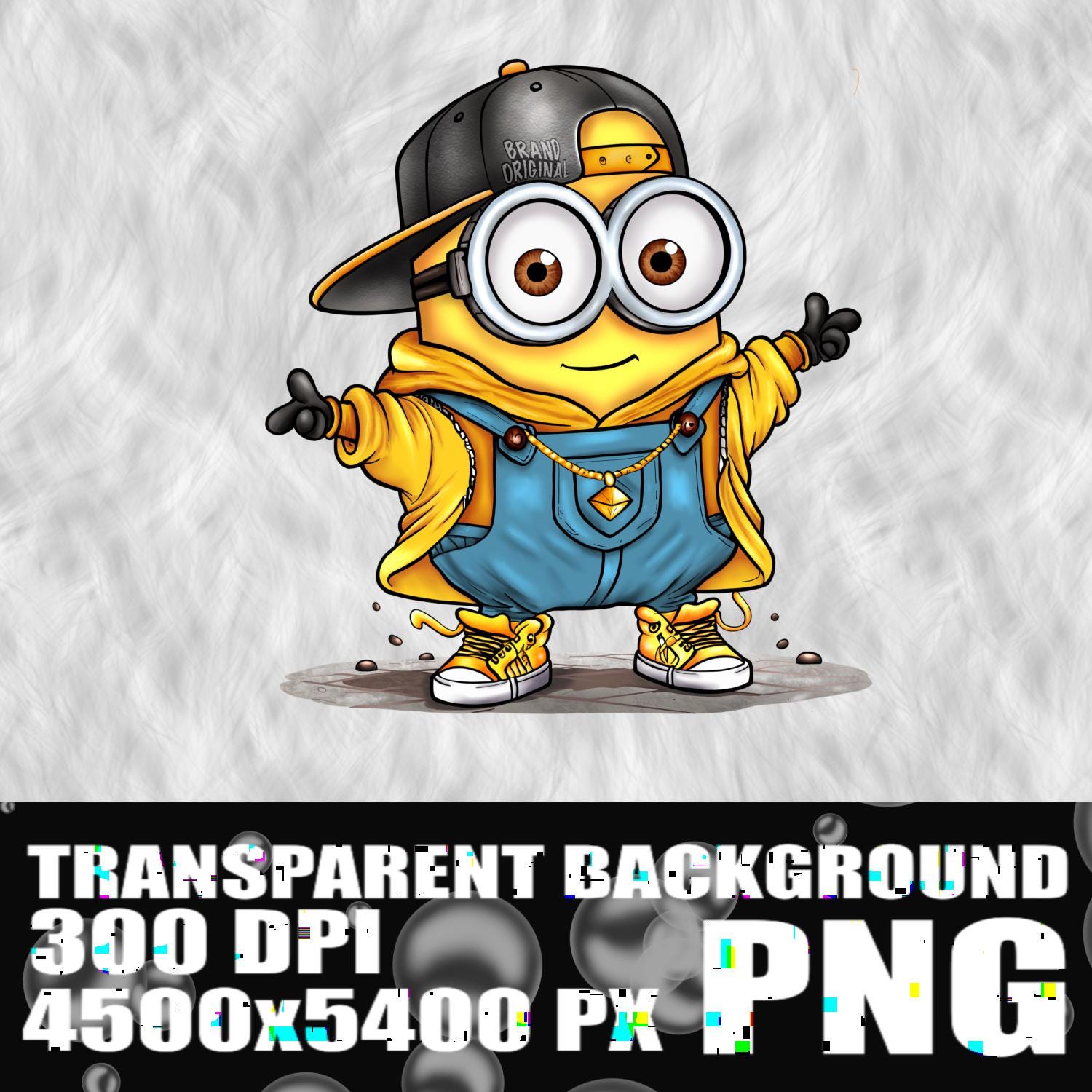PNG Image Mionion Transparent Background Comercial Use DTF Print ...