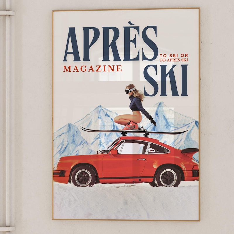 Ski Poster - Etsy