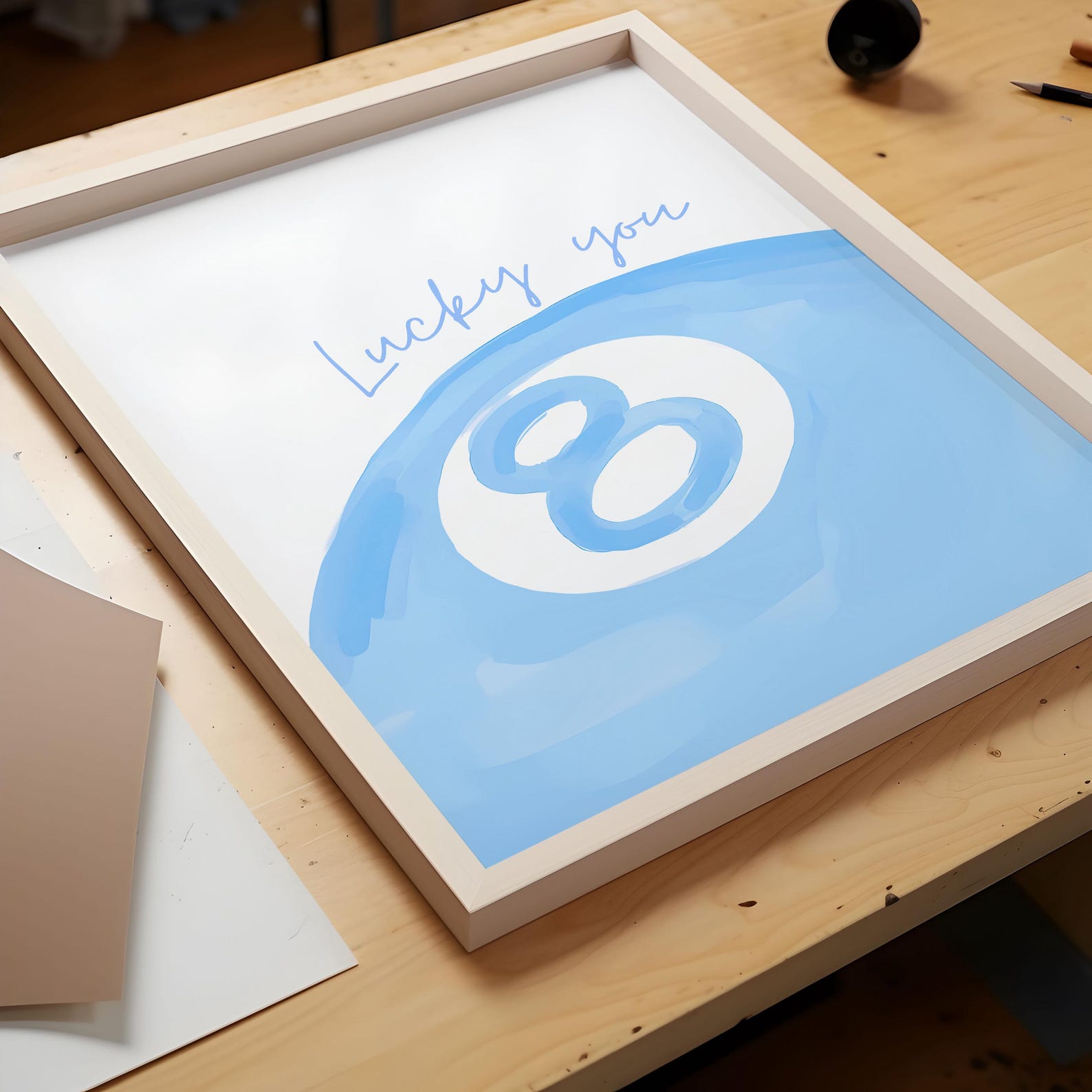 8 Ball Retro Print Aesthetic Posters Cool Wall Art Apartment Decor Baby ...