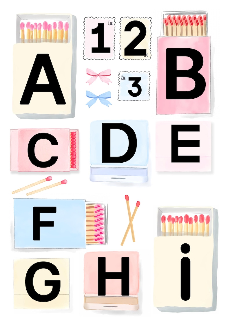 High Quality Personalized Matchbox Wall Art Custom Digital Download ...