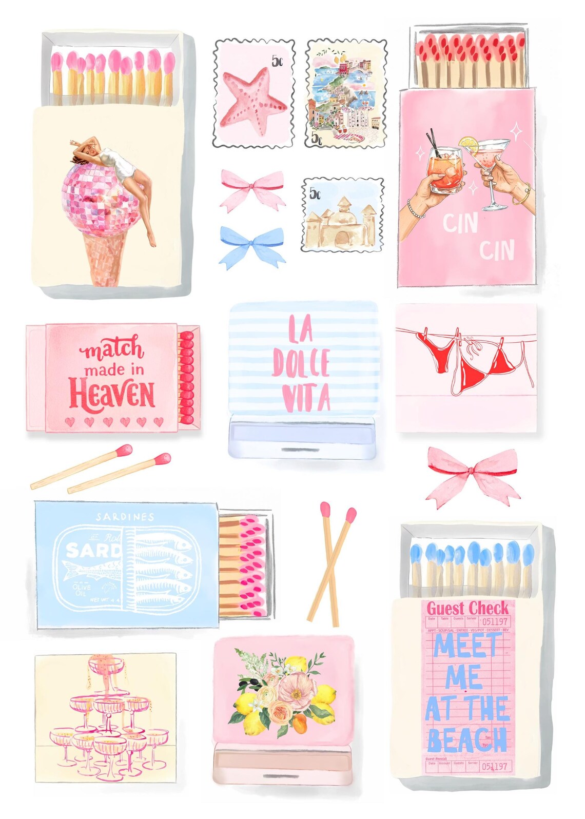 High Quality Personalized Matchbox Wall Art Custom Digital Download ...