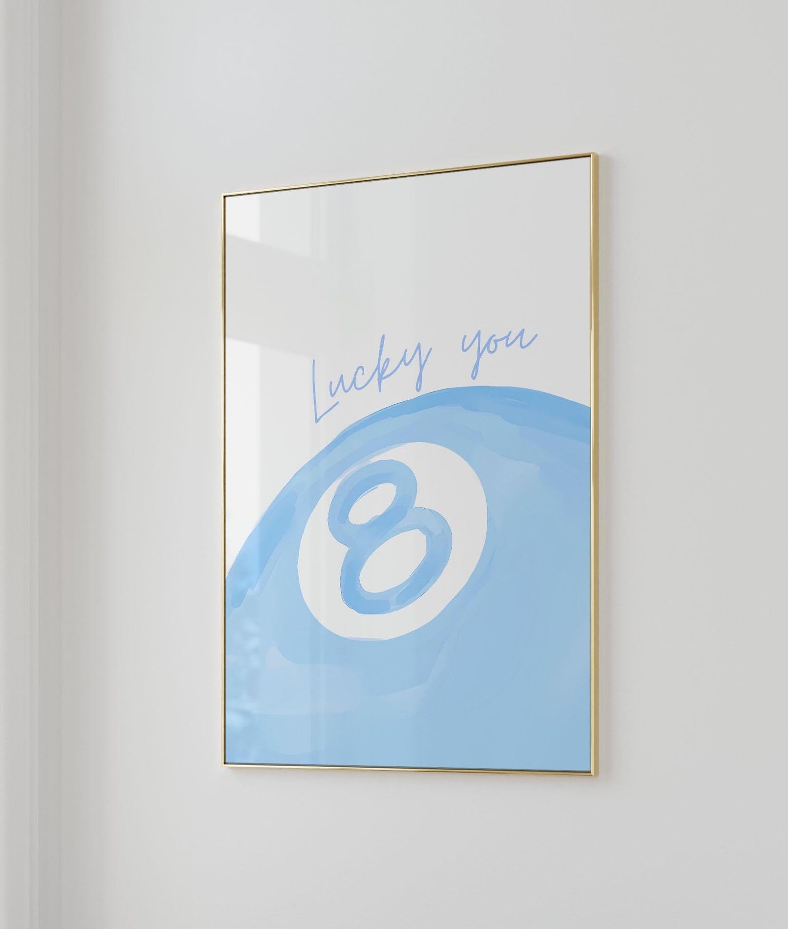 8 Ball Retro Print Aesthetic Posters Cool Wall Art Apartment Decor Baby ...