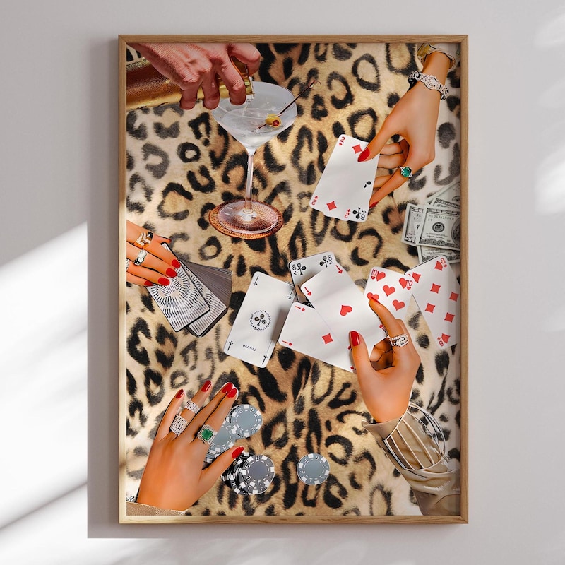 Poker Hands Wall Art - Etsy