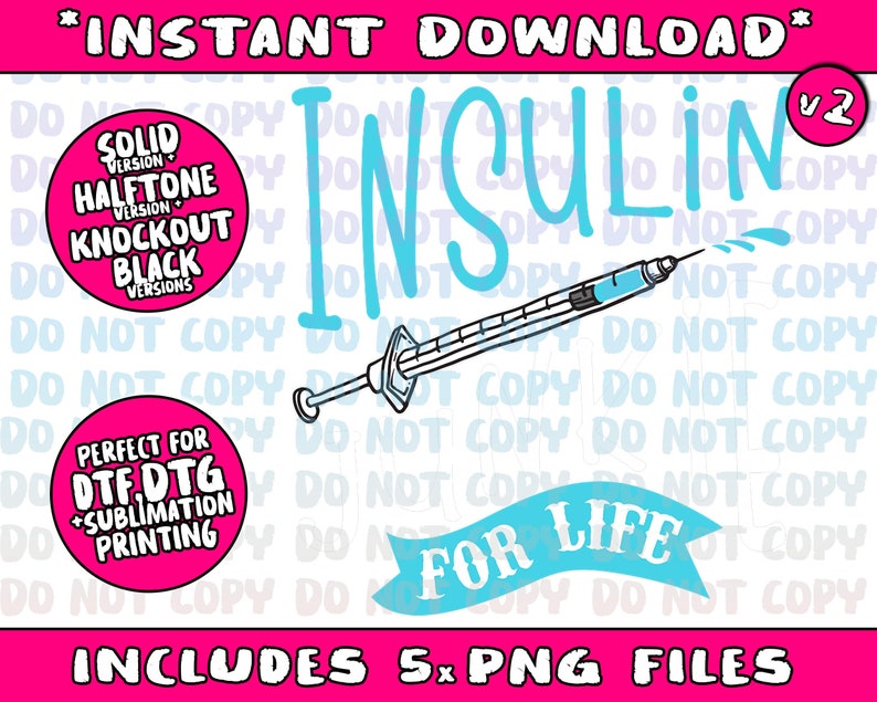 Insulin for Life Diabetic Health Funny Diabetes Injection Meme Joke ...