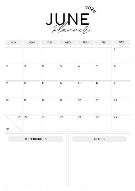 2024 Monthly Calendar (january to December) - Etsy