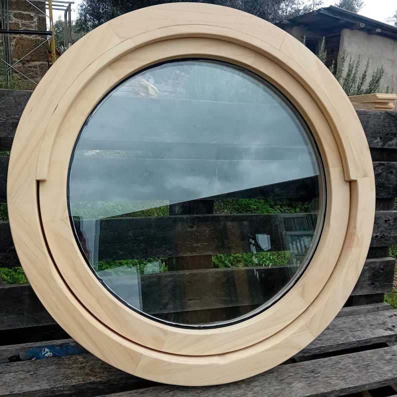 Round Wooden Window, Handmade to Order - Etsy