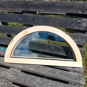 Hardwood Half Circle Window. Fanlight, Arch - Etsy