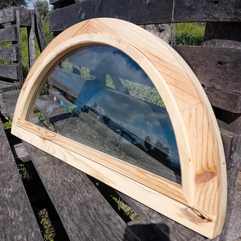 Hardwood Half Circle Window. Fanlight, Arch - Etsy