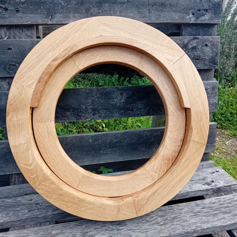 Round Oak Window, Handmade to Order - Etsy
