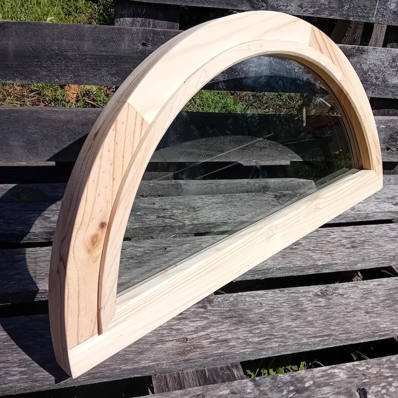 Hardwood Half Circle Window. Fanlight, Arch - Etsy