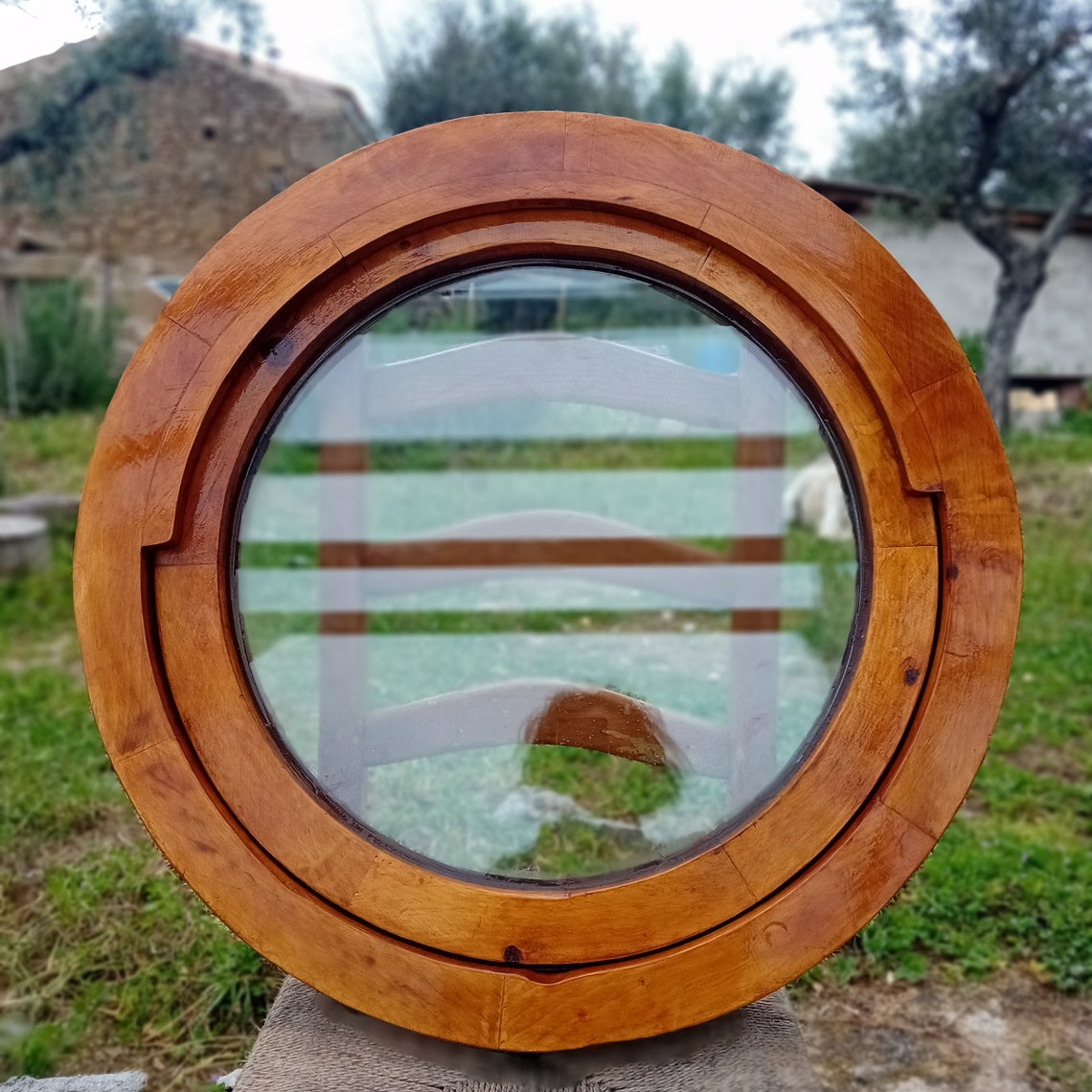 Round Wooden Window, Handmade to Order - Etsy