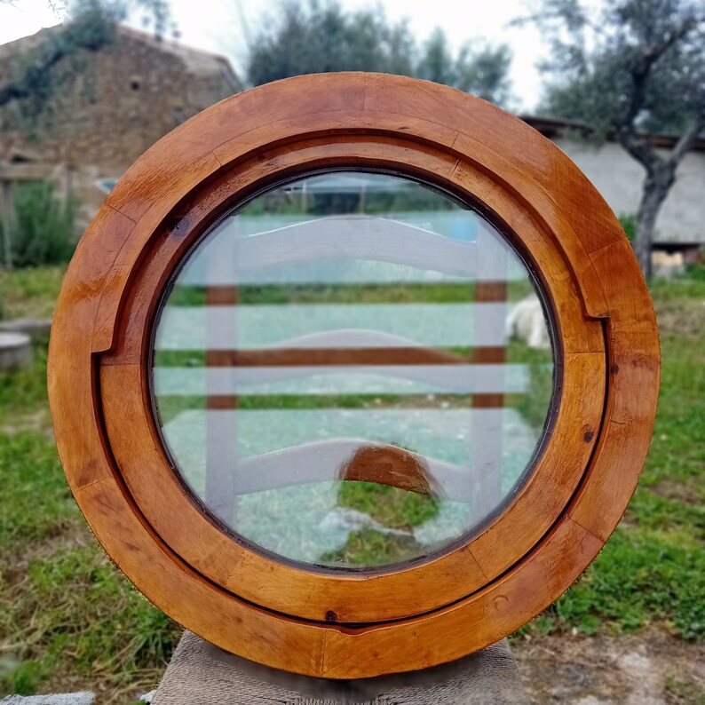Round Wooden Window, Handmade to Order - Etsy