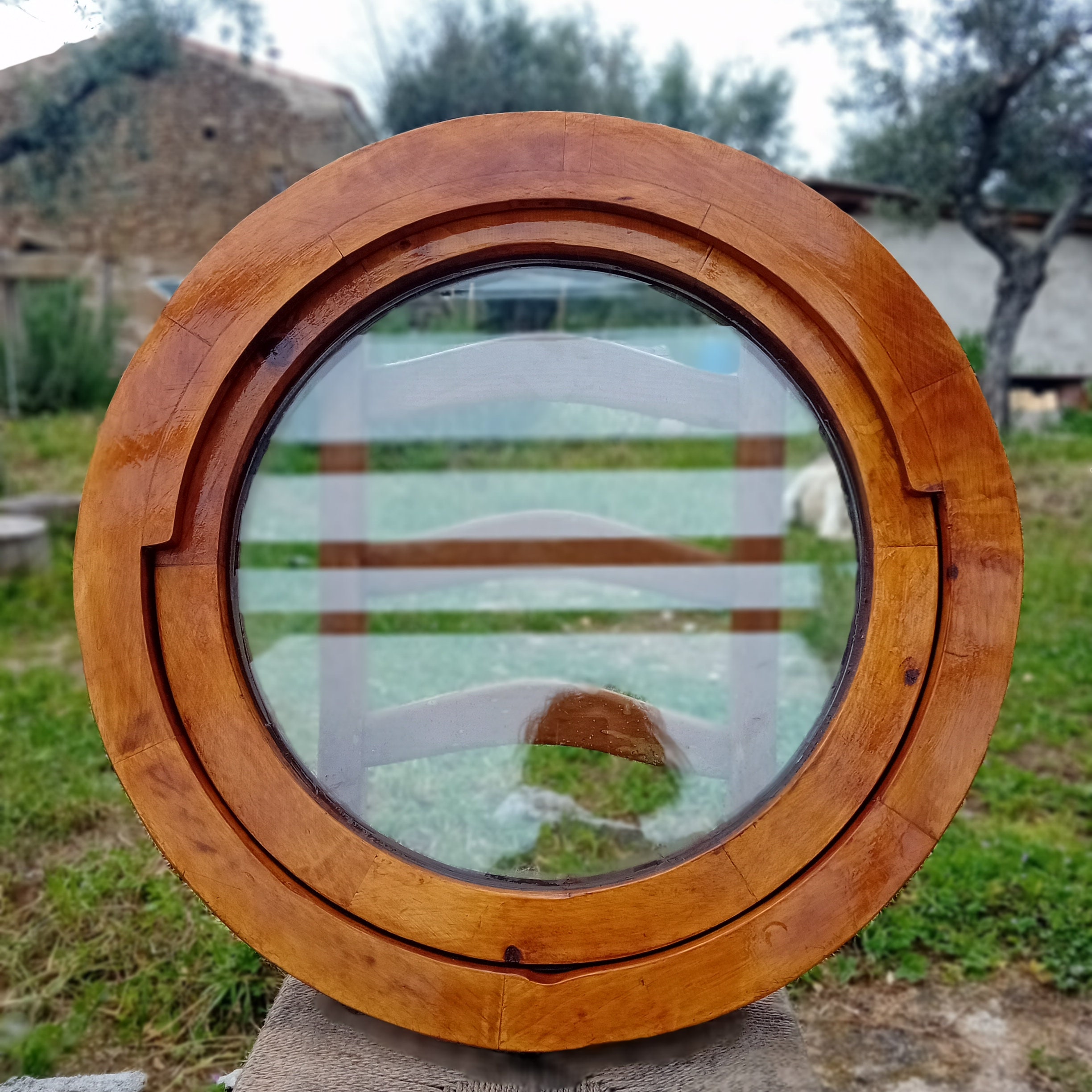 Round Wooden Window, Handmade to Order - Etsy