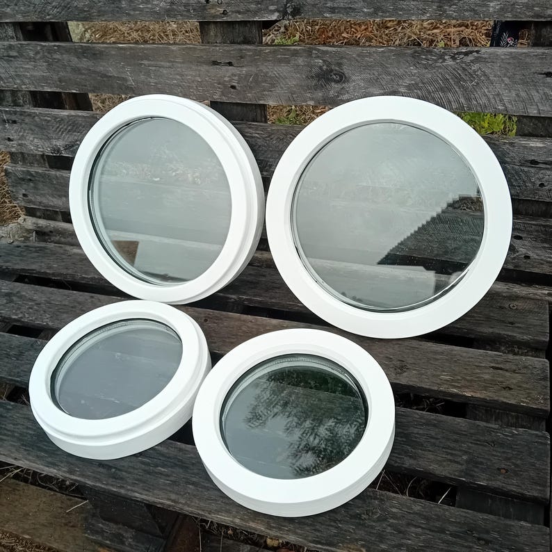 Round Pine Porthole - Made to Size - Etsy