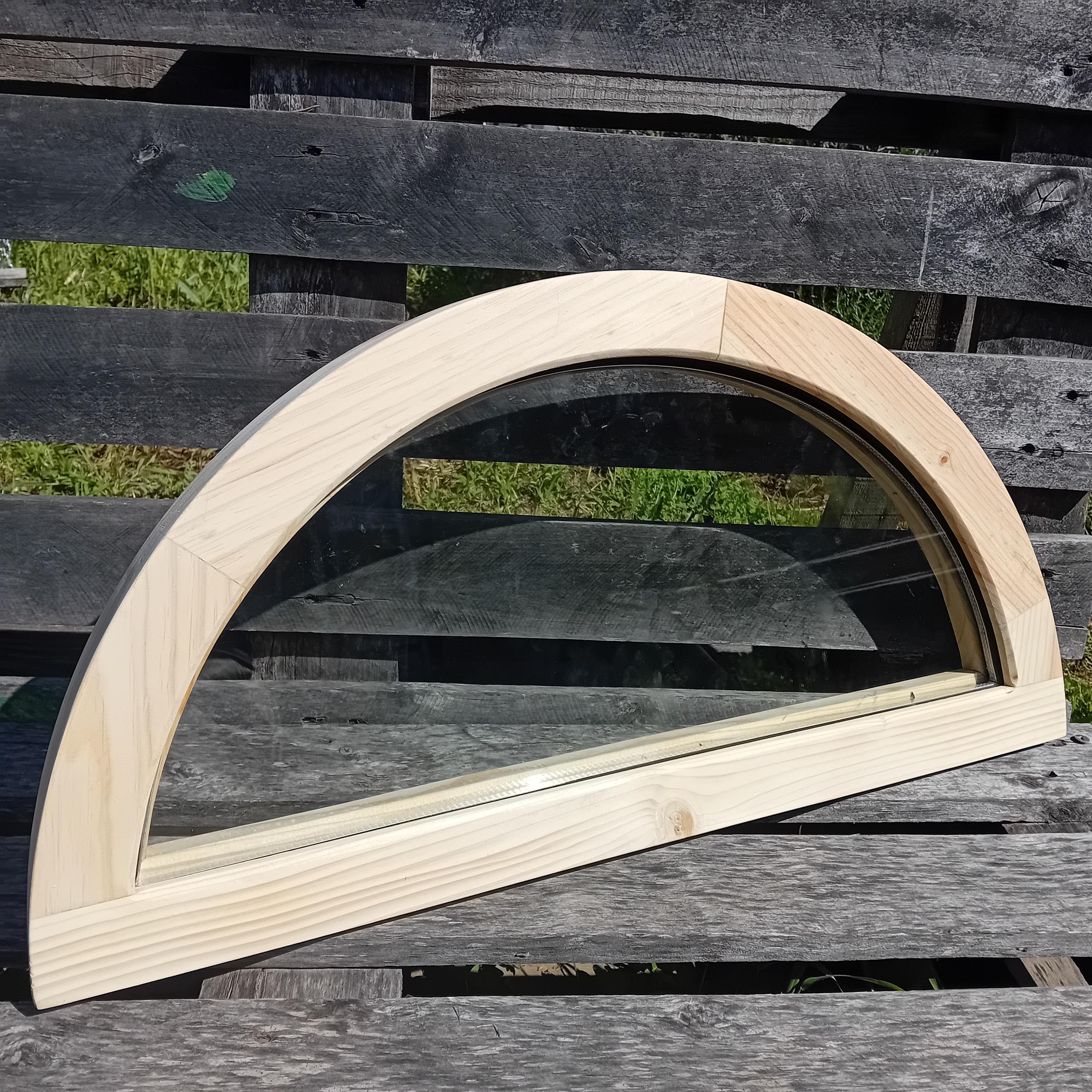 Hardwood Half Circle Window. Fanlight, Arch - Etsy