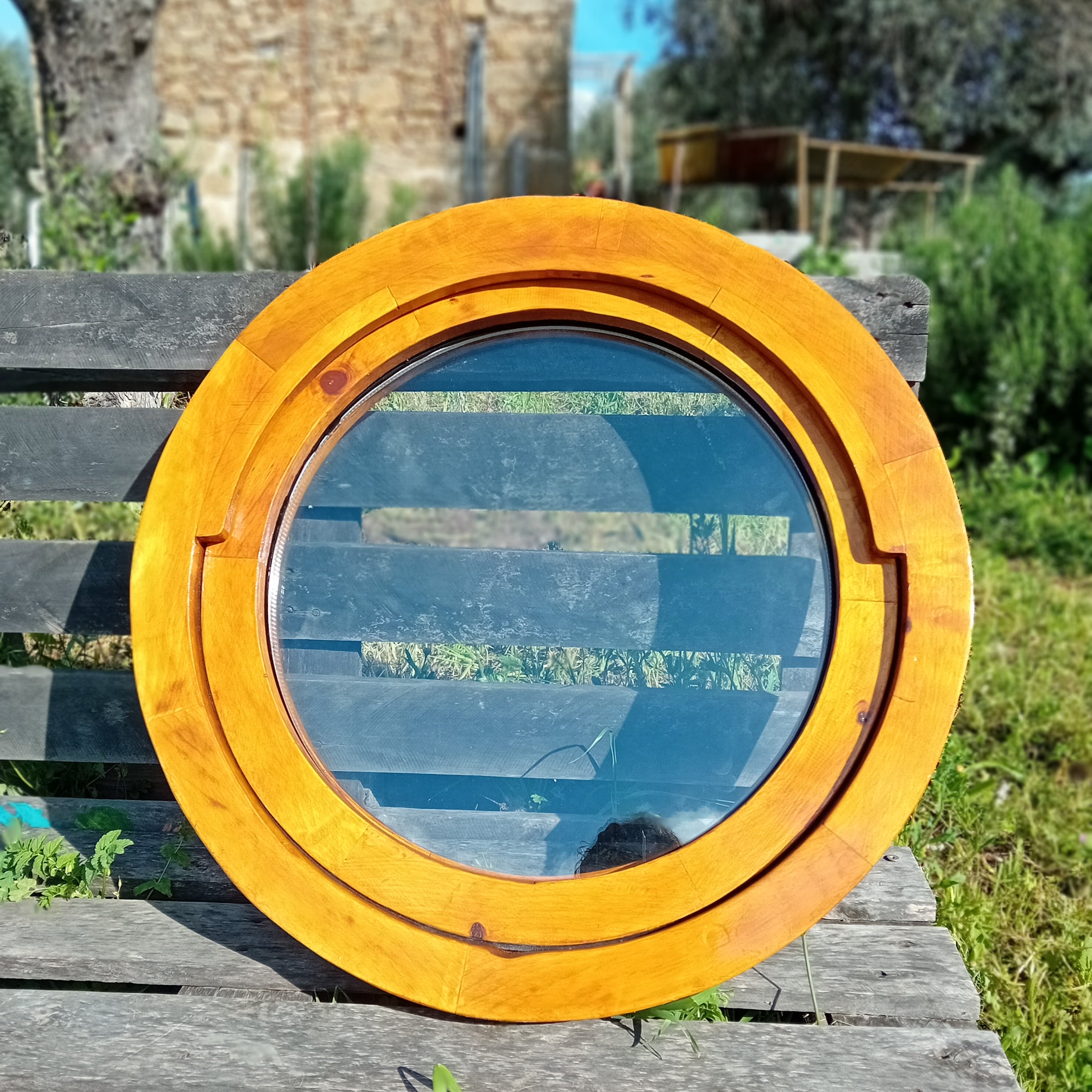 Round Wooden Window, Handmade to Order - Etsy