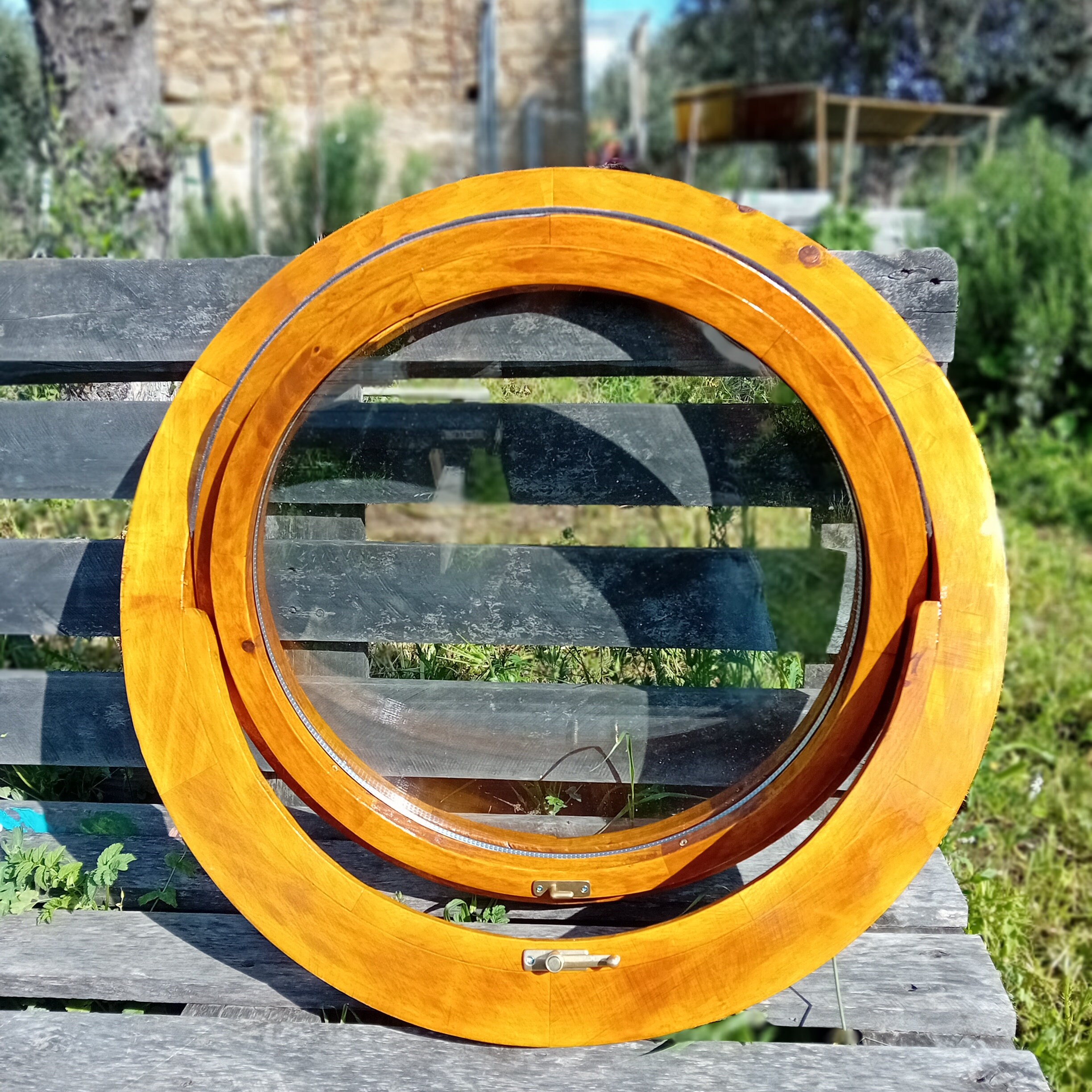 Round Oak Window, Handmade to Order - Etsy