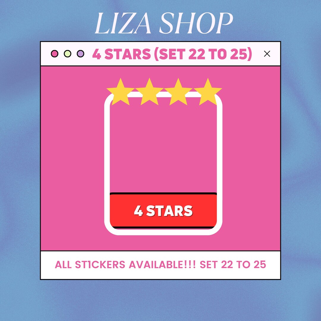 4 Stars Prestige Moon Go Stix SET 22 to 25 - Etsy