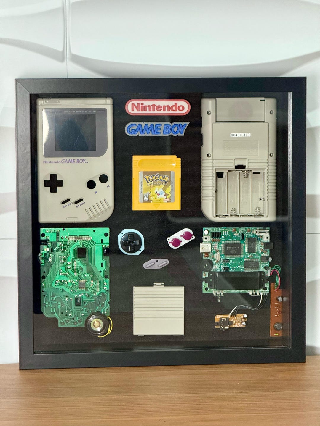 Deconstructed Nintendo Game Boy Shadow Box - Retro Gaming Art - Etsy