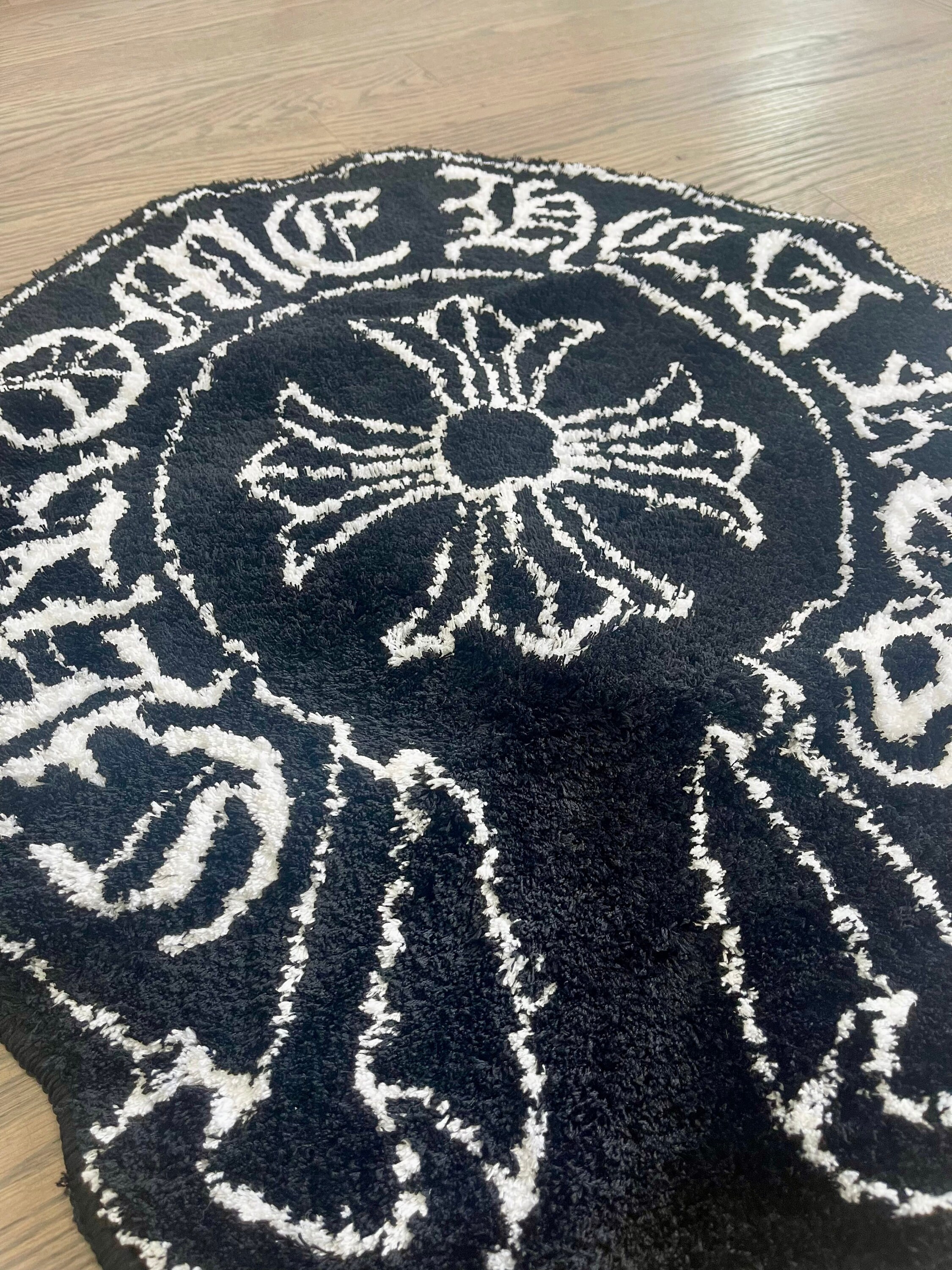 Chrome Hearts Tufted Rug Streetwear Home Decor Custom Tufted Rug Living ...