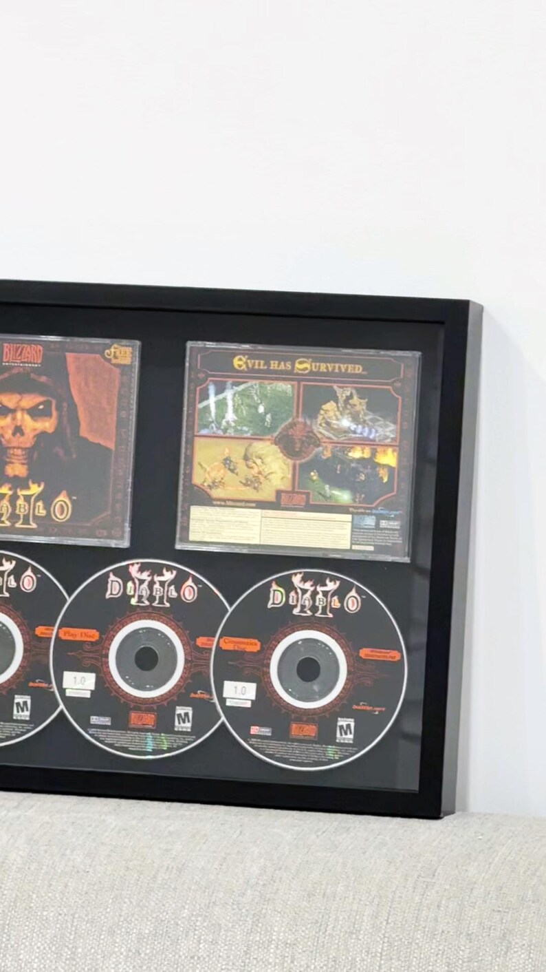 Diablo 2 Shadowbox: Framed Retro PC Game Art - Gamer Decor - Etsy