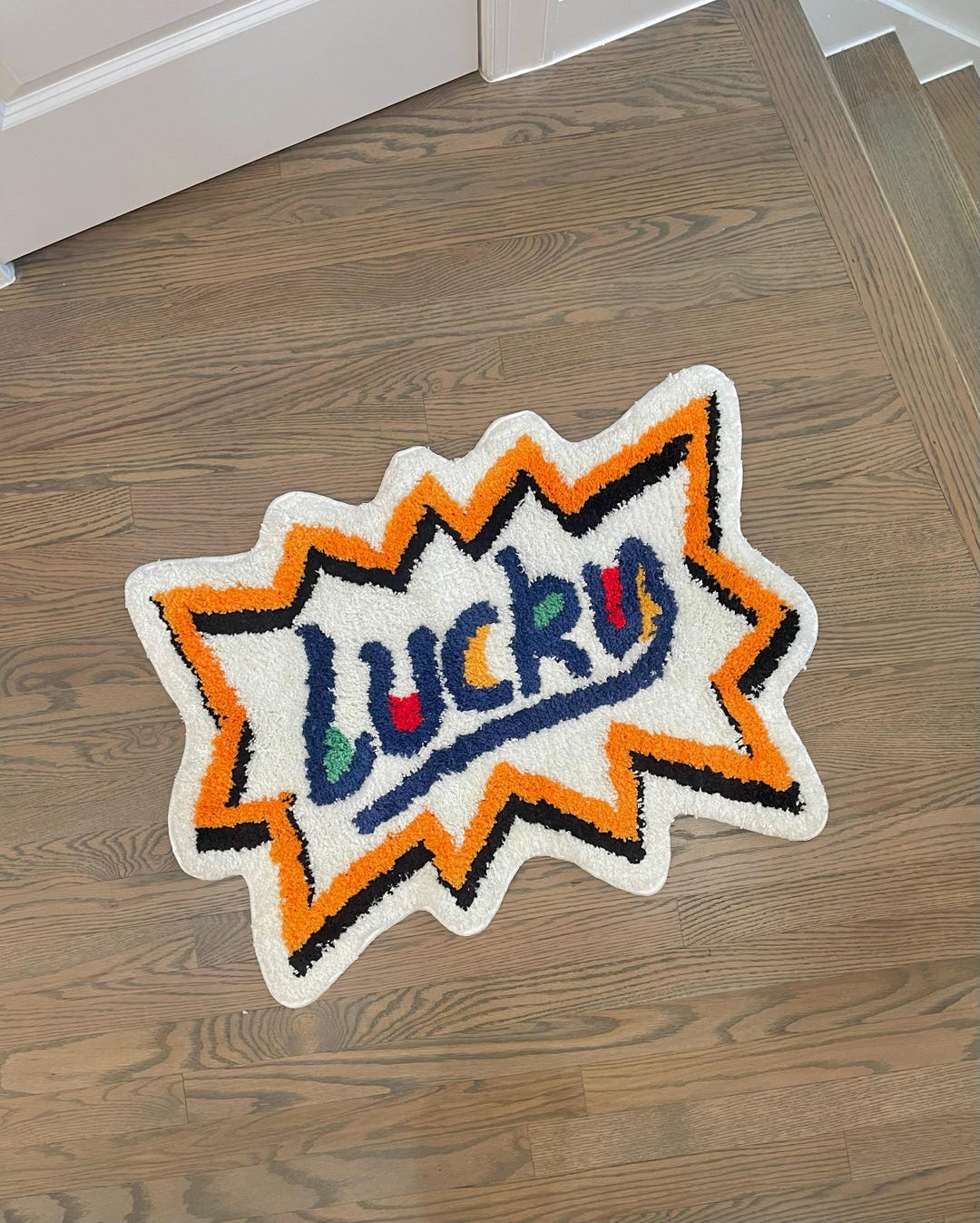 Lucky Bathroom Rugs, Y2K Design, Soft Plush Fluffy Bath Mat Nonslip ...