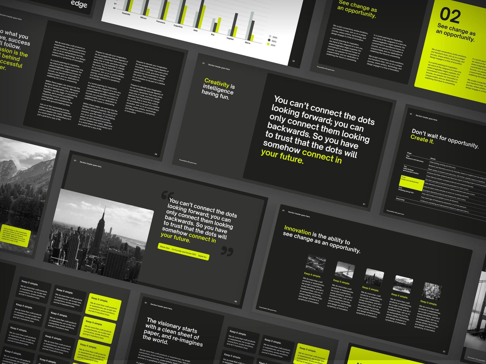 Indesign Pitch Presentation Template | Carbon | Professional ...